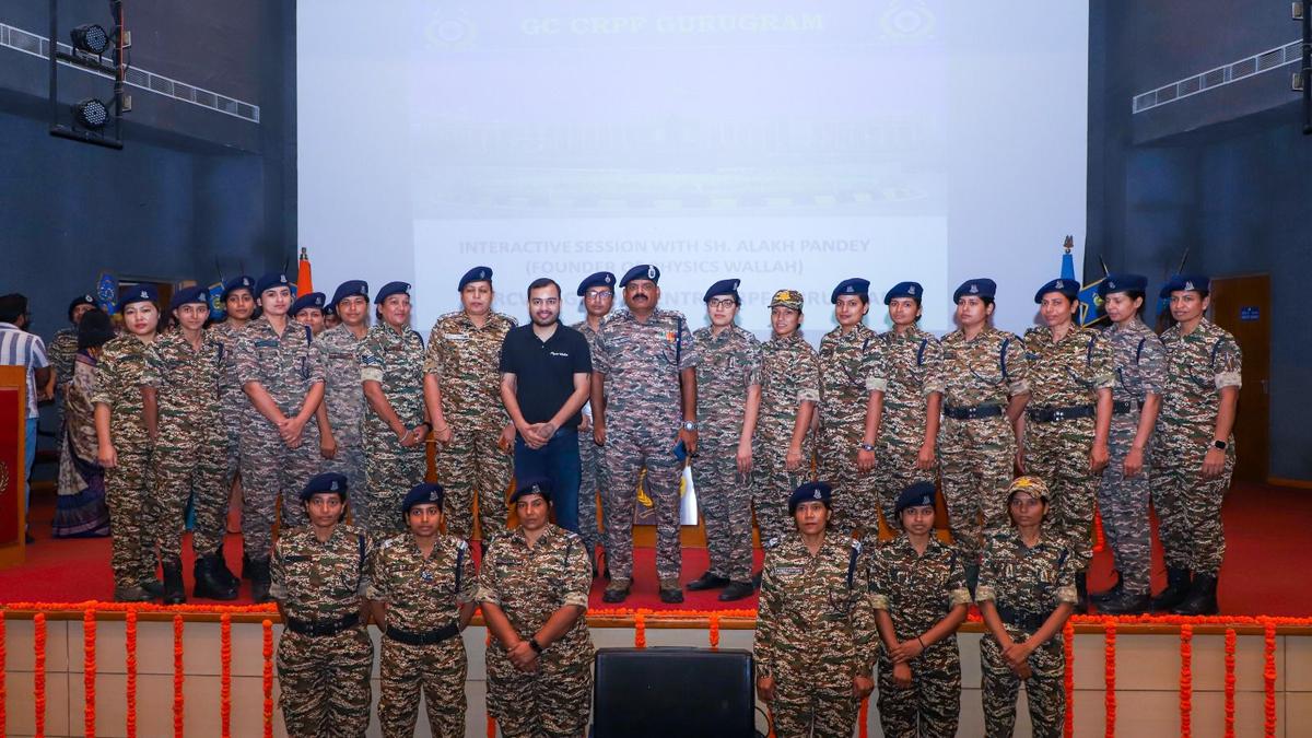 PhysicsWallah, CWA sign MoU to offer scholarships for families of CRPF personnel - The Hindu